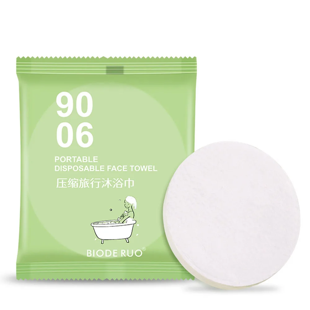 70×140cm Large Travel Disposable Bath Towel Thick Compressed Non-Woven ...