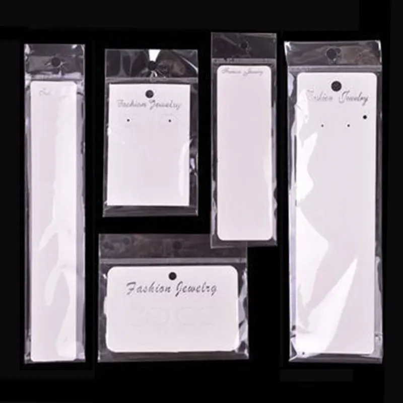 30sets Jewelry Display Card with Transparent Opp Bags for Handmade ...