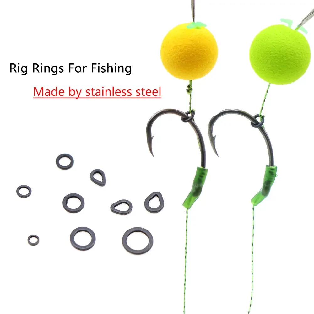 55pcs-Carp-Fishing-Accessories-Rig-Ring-Swivels-For-Hair-Rig-Method ...