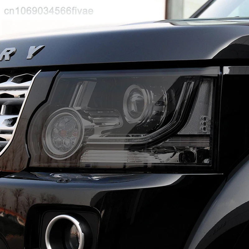 2X-Car-Headlights-Tint-Smoked-Black-Protective-Film-Transparent-TPU ...
