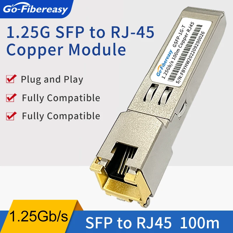 10Gb SFP RJ45 Transceiver, 10Gbase-T SFP Ethernet Module,, 54% OFF