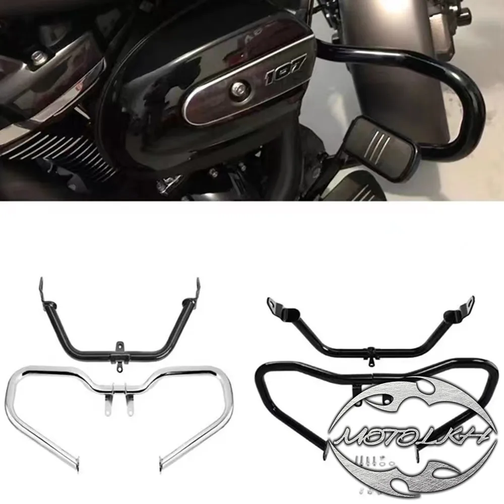 Motorcycle-1-1-4-32mm-Engine-Highway-Crash-Guard-Bar-For-Harley-Touring ...