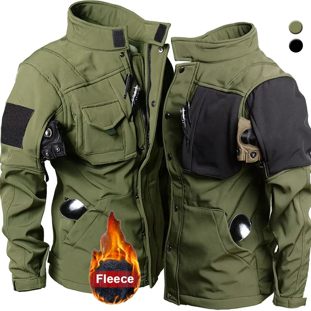 Military-Motorcycle-Jacket-Men-Riding-Outdoor-Winter-Coats-Tactical ...