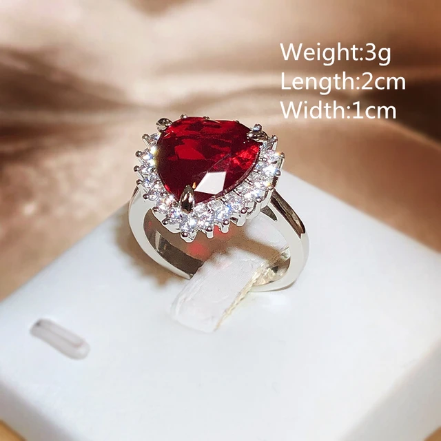 Beautiful Red Engagement Rings
