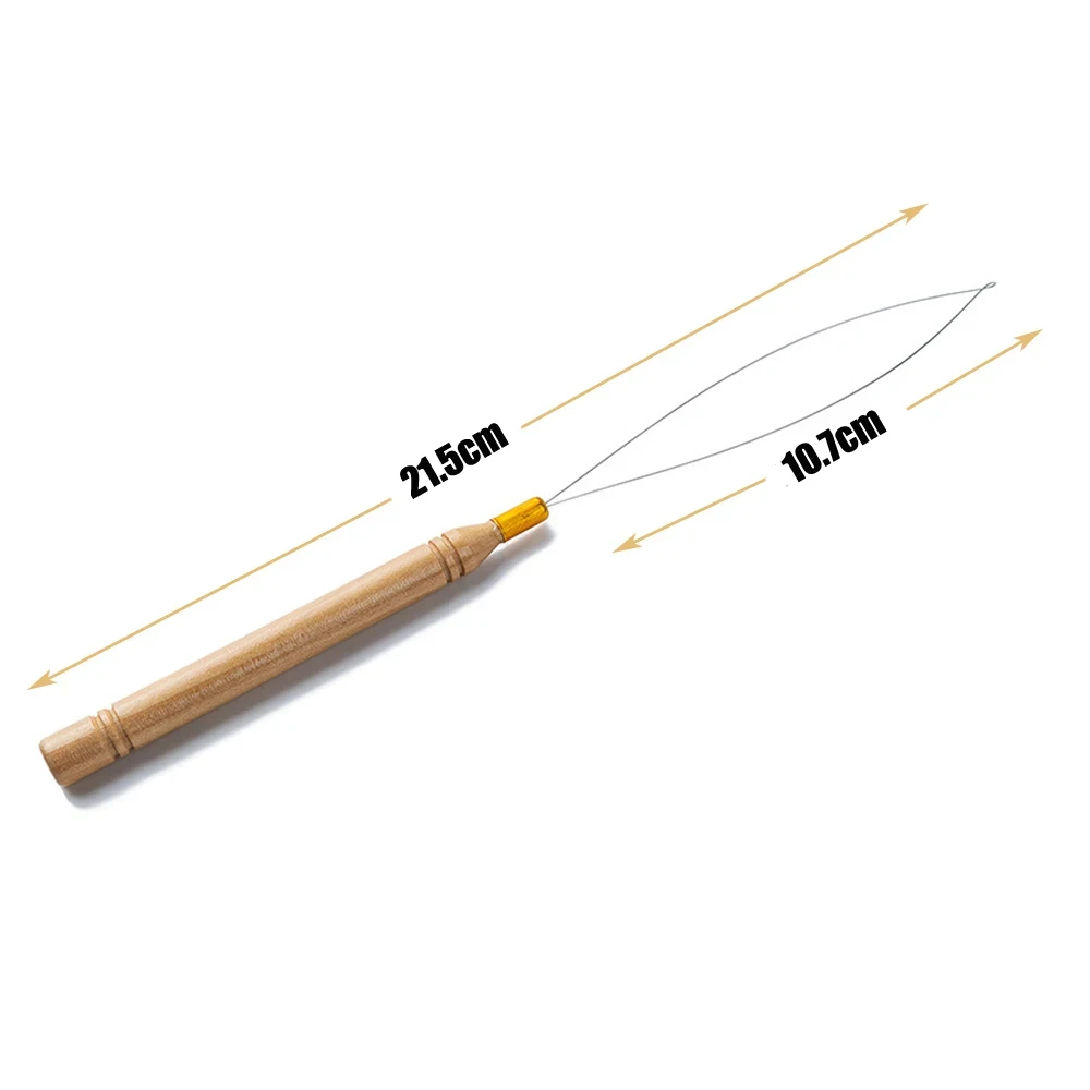 High-Quality-Crochet-Needle-Micro-Rings-Tool-Threader-Pulling-Needle ...