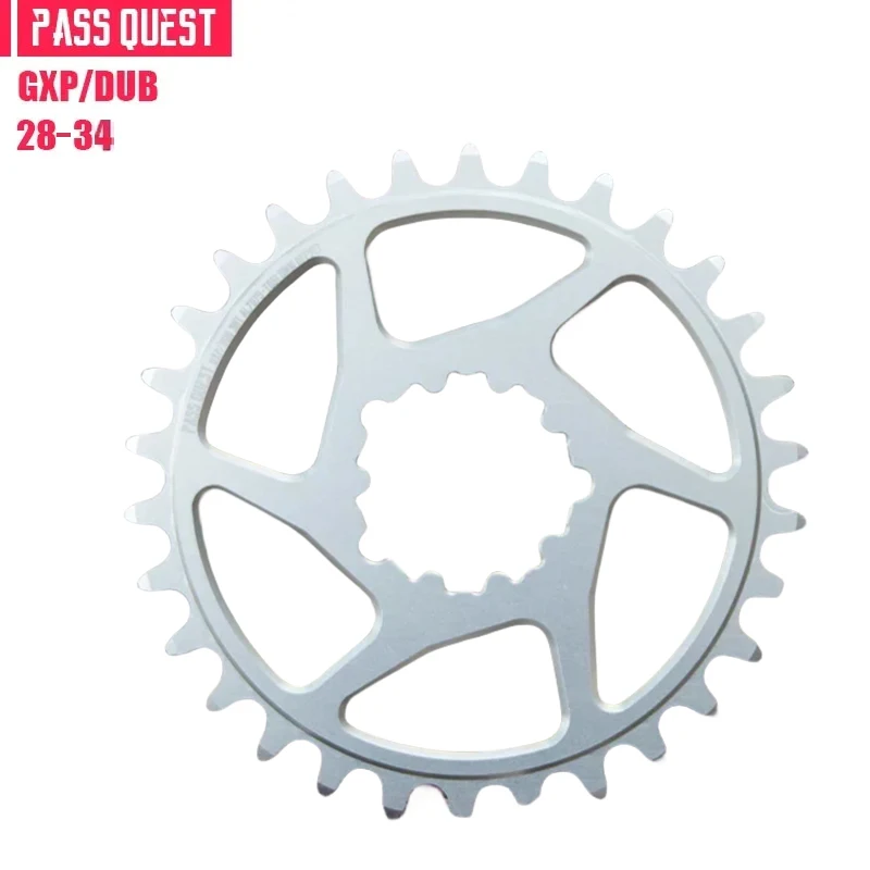 PASS-QUEST-For-GXP-3-nail-Single-speed-Chainring-28T-30T-32T-34T-Dirt ...