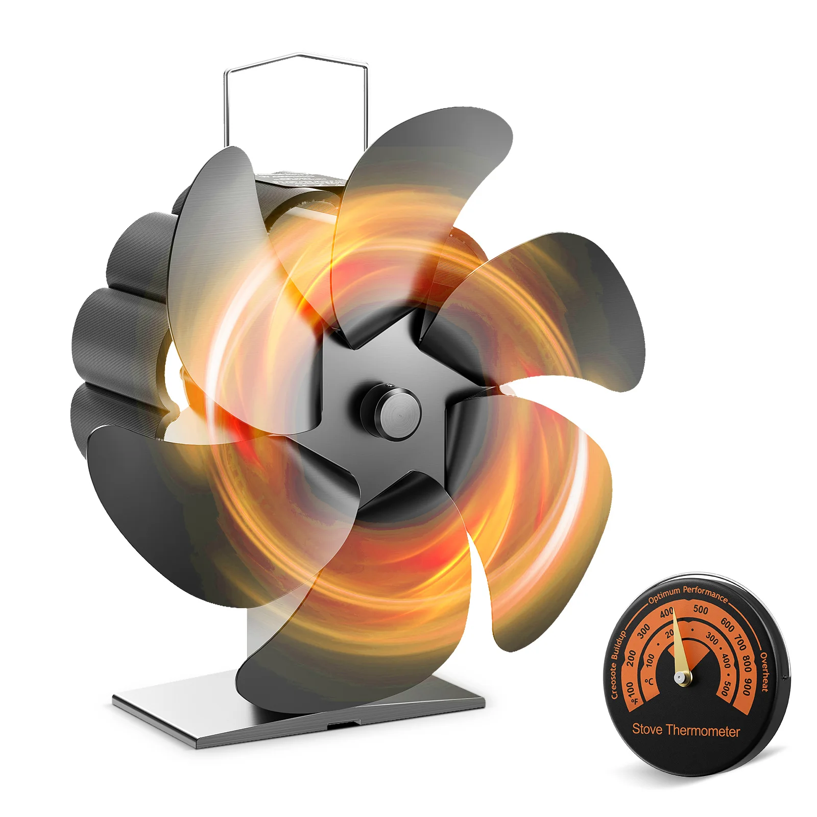 Stove-Fan-6-Blades-Fireplace-Fans-Heat-Fan-Fireplace-Utensils-Hot-Air ...