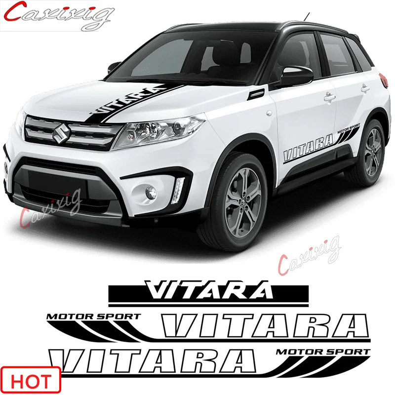 For-Suzuki-Vitara-Car-Body-Hood-Decor-Decals-Racing-Sport-Stickers-Auto ...