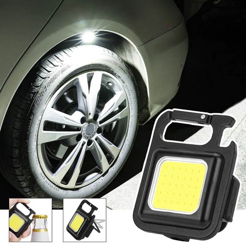 Multifunctional Mini LED COB Light with Hook USB Charging Car Repairing ...