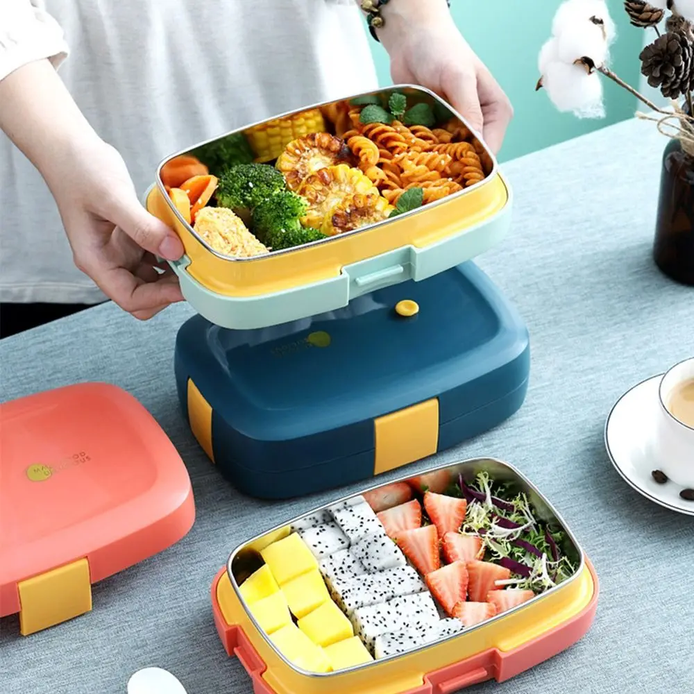 Picnic-Camping-Rectangle-Grid-Microwavable-for-Students-Office-Workers ...