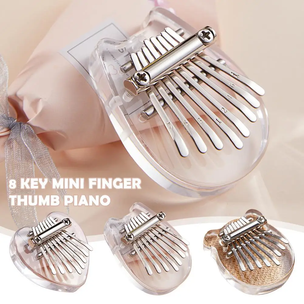 Mini-Piano-de-pulgar-Kalimba-de-8-teclas-port-til-instrumento-de-punta ...