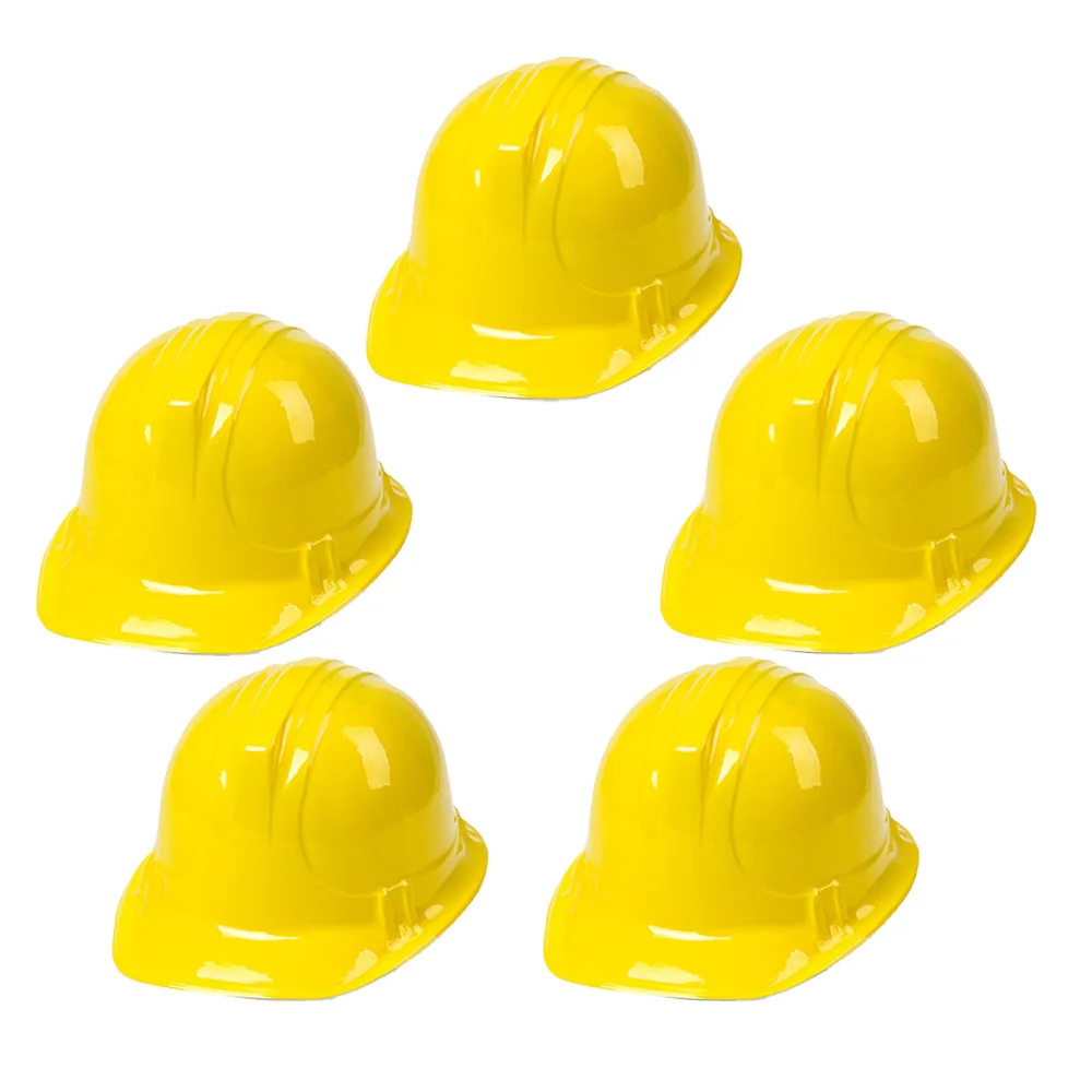 12-24-50-80pcs-Yellow-Construction-Worker-Soft-Plastic-Hat-Helmet-Kids ...