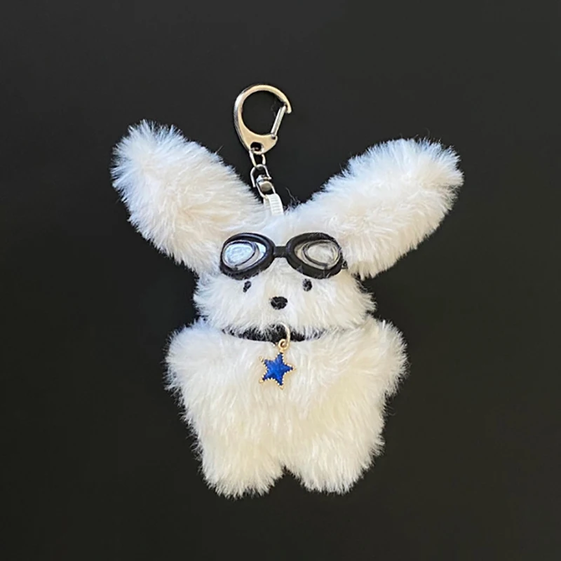 1PCS-Cute-Plush-Rabbit-Doll-Key-Chains-Ring-Woman-Keychain-Bag-Charms ...