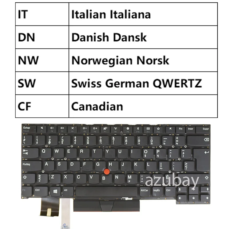 Laptop-Keyboard-for-Lenovo-Thinkpad-P1-Gen-2-Type-20QT-20QU-2019 ...