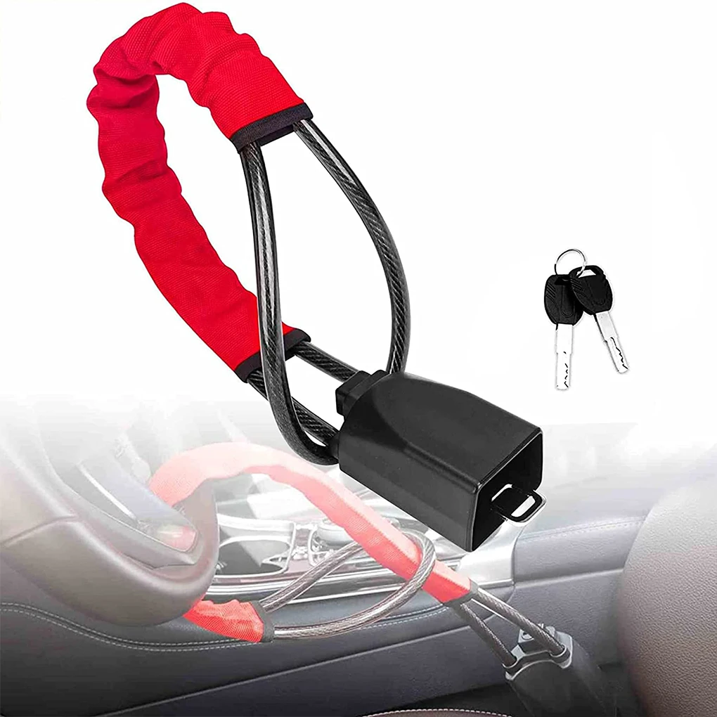 Steering-Wheel-Lock-Anti-Theft-Tool-Tools-Universal-Fit-Performance ...