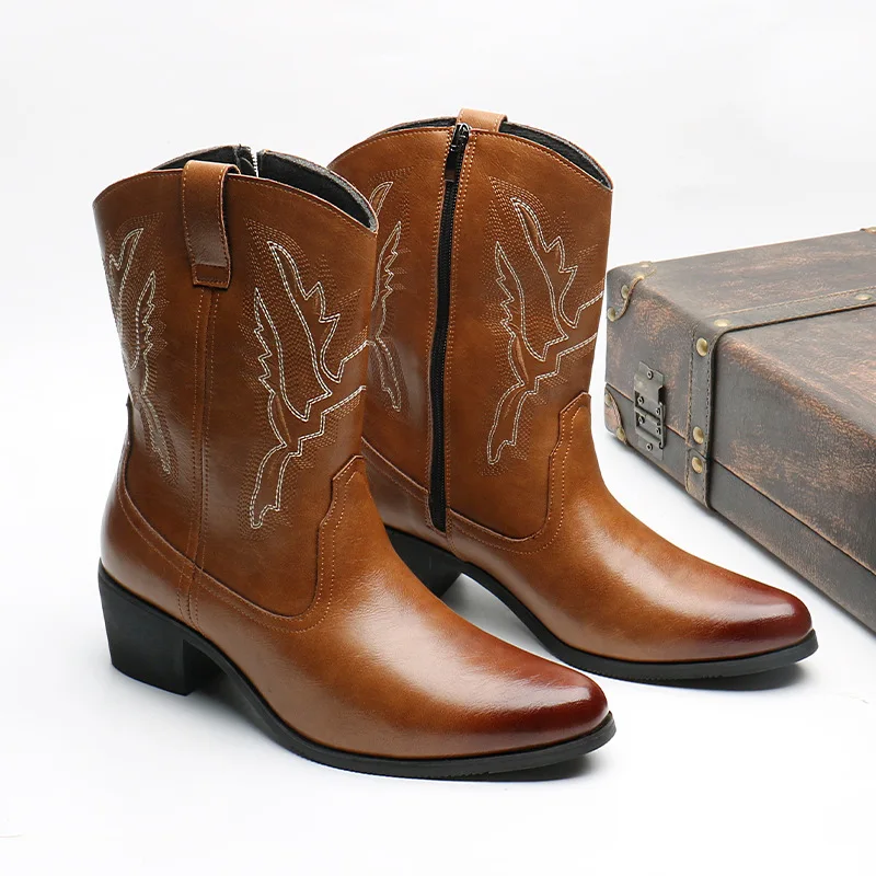 Men-s-Classic-Retro-Western-Cowboy-Boots-Mens-High-top-Fashion ...