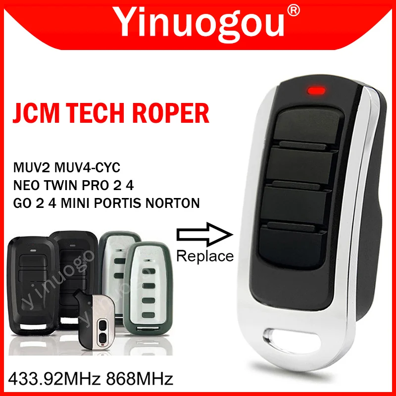 JCM-mando-a-distancia-ROPER-TECH-NEO-TWIN-GO-MINI-PRO-GO-2-4-PORTIS ...
