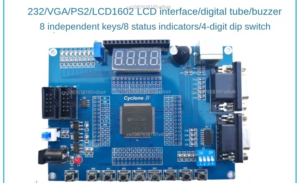 Cyclone2 Cyclone II EP2C5T144C8 Placa de desarrollo FPGA tablero de ...