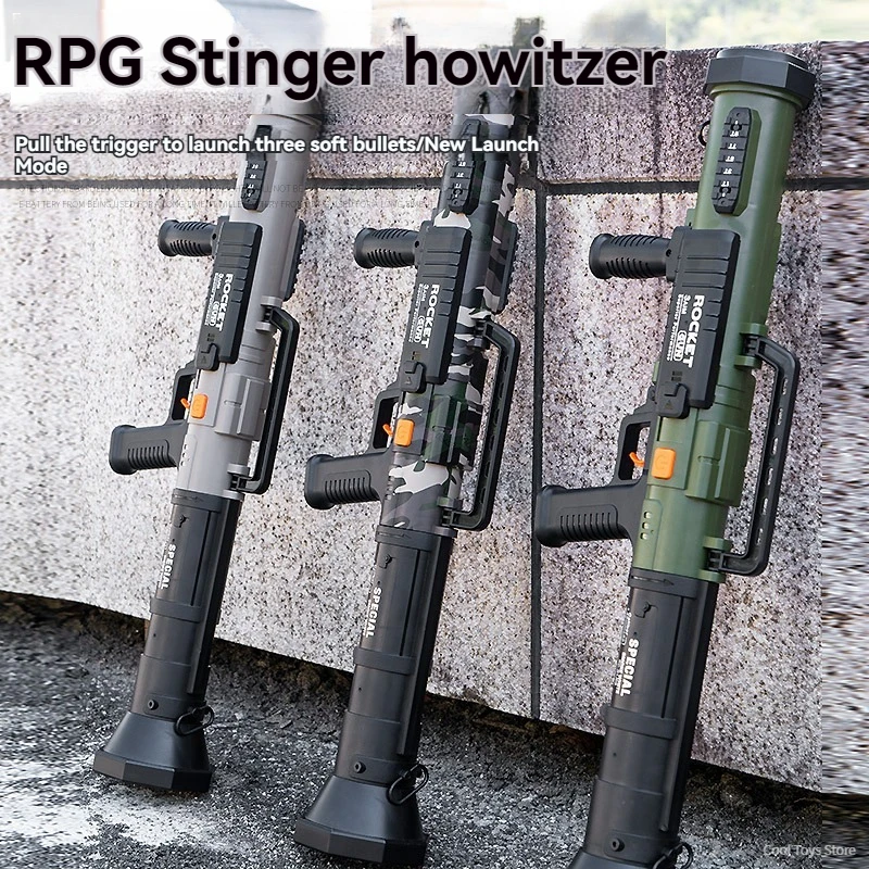 RPG-Stinger-Howitzer-Manual-Foam-Dart-Blasters-Missile-Gun-Replica ...