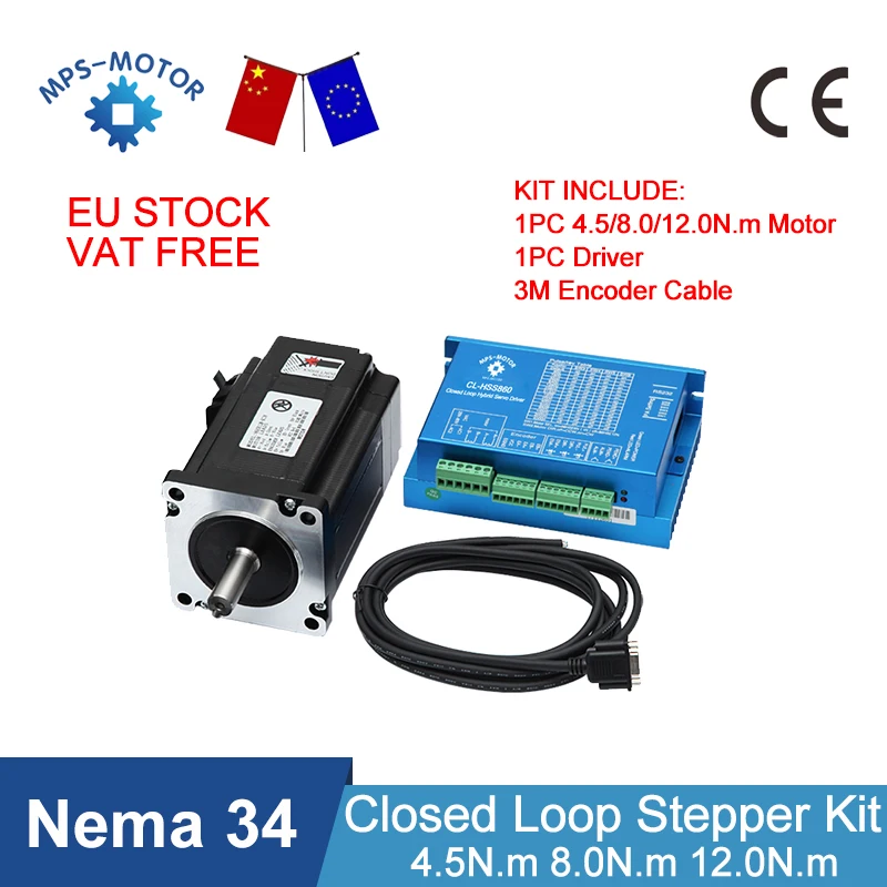 Stock-Nema-34-Closed-Loop-4-5Nm-8Nm-12Nm-CNC-Kit-Nema34-Stepper-Motor ...