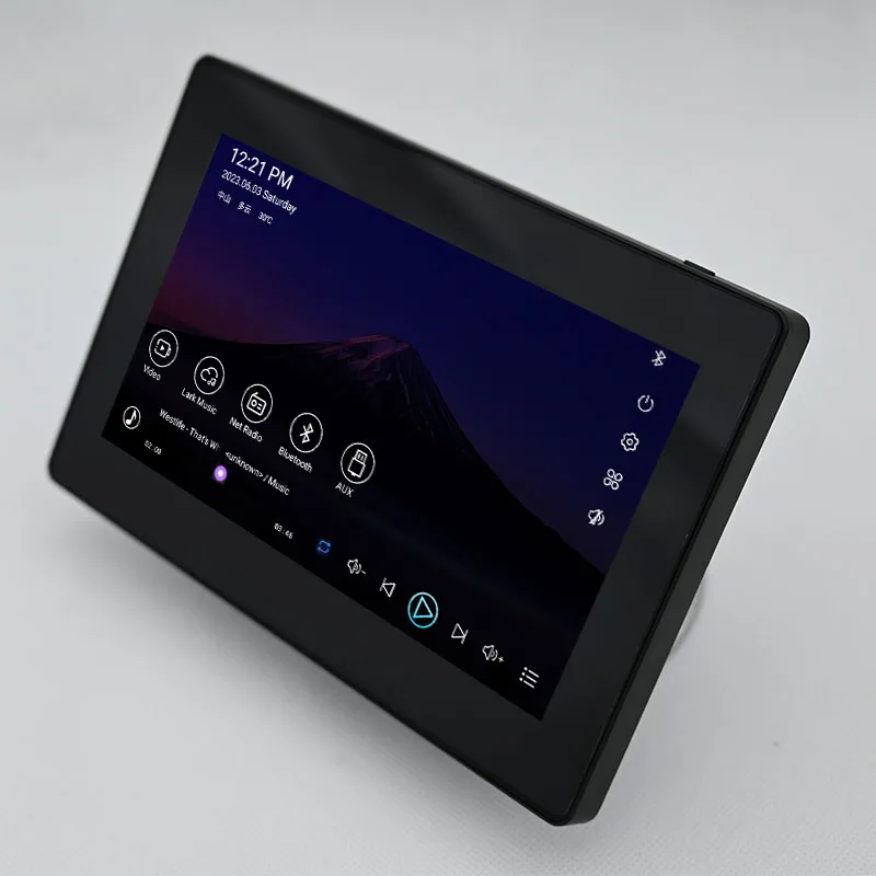 NEW 7 inch Android 11 Smart Home Background Music Panel Stereo Sound ...