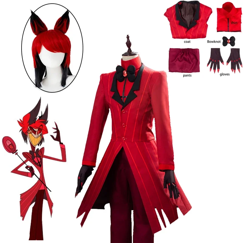 Demon-Anchor-Cosplay-Uniform-ALASTOR-Cosplay-Costume-Adult-Men ...