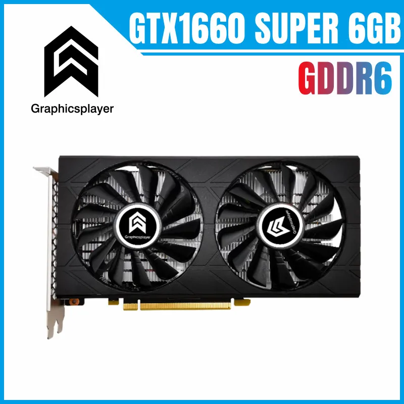 graphics card chip vga GTX1660 SUPER 6GB 192BIT video card for pc game ...
