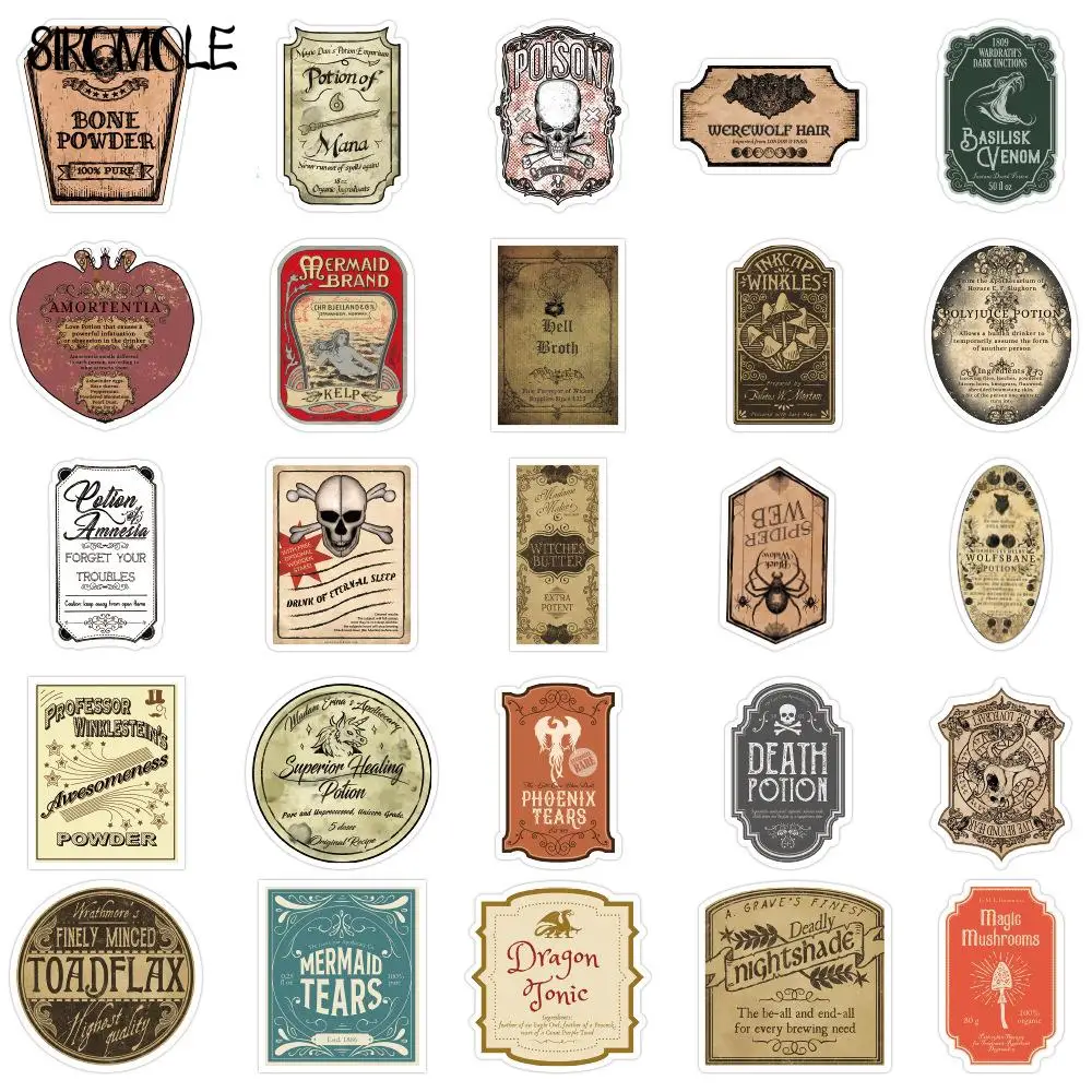 Blank Harry Potter Labels