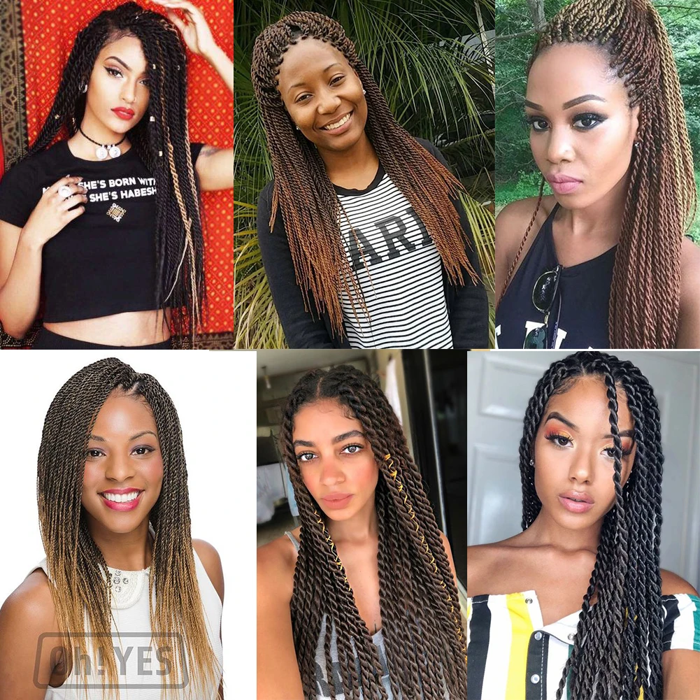 Curly Micro Senegalese Twists