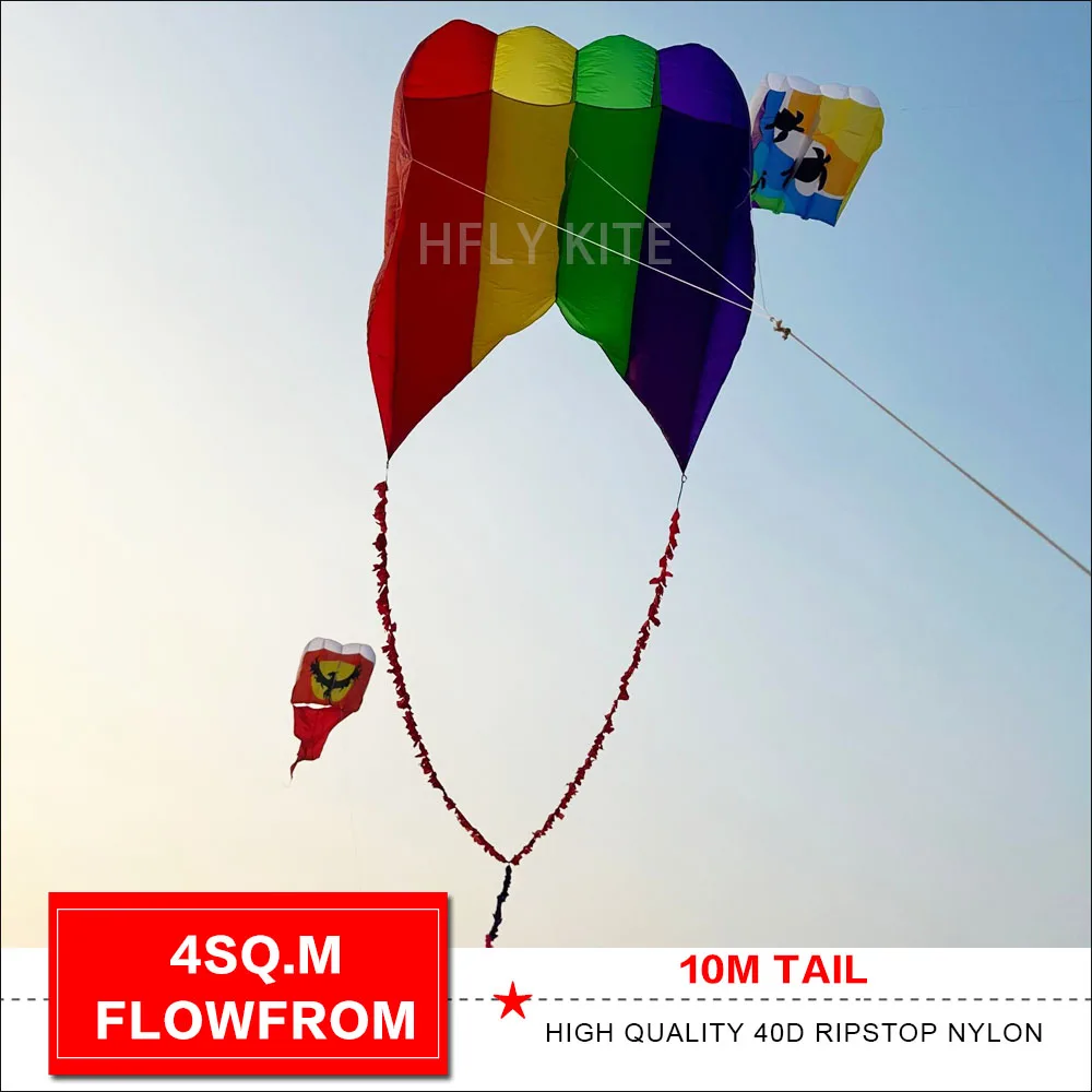 NEW-ARRIVAL-4SQ-M-FLOWFROM-PILOT-KITE-SOFT-INFLATABLE-KITE-RIPSTOP ...