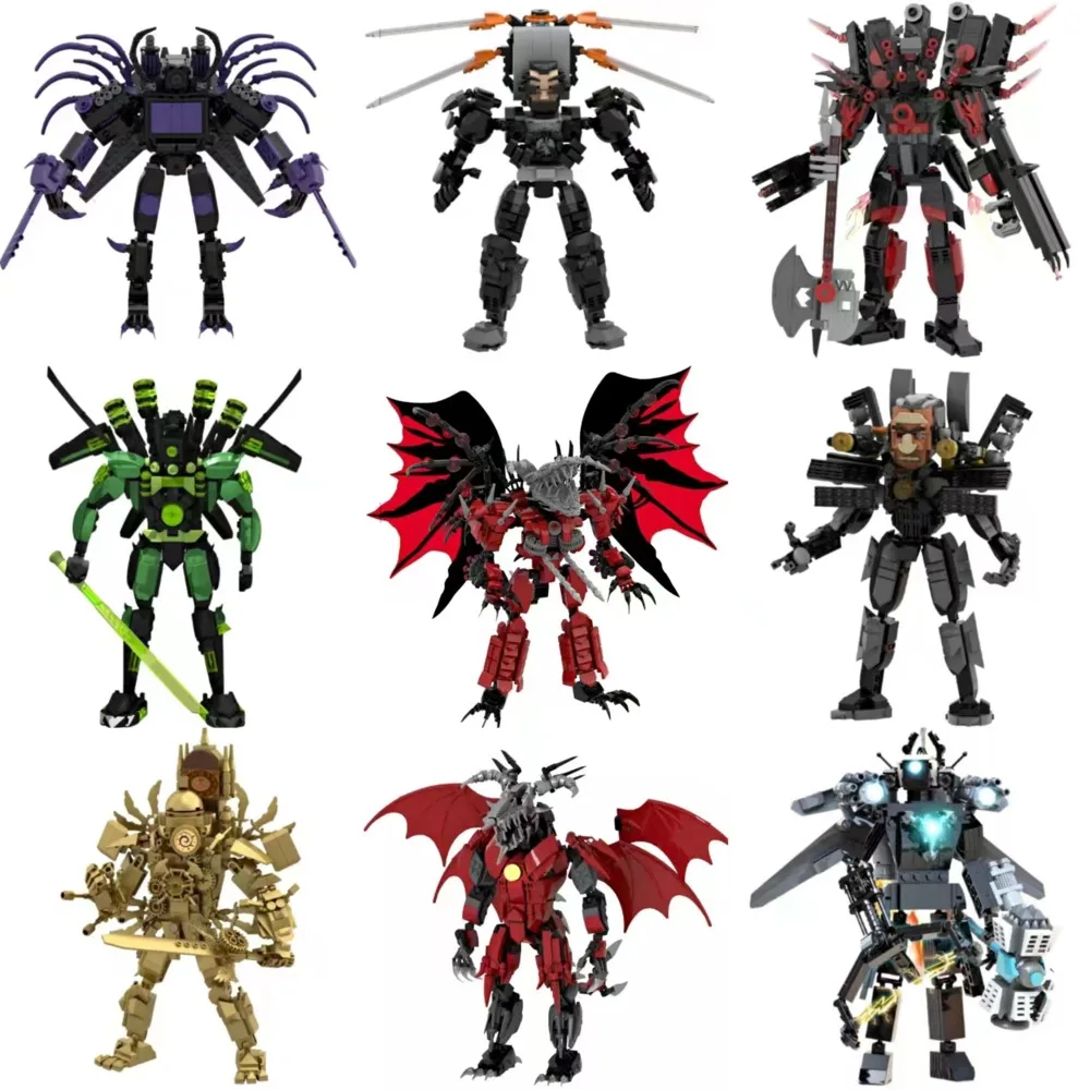 Skibidi-Toilet-Building-Blocks-Toy-Speakerman-Titans-Tv-Man-Titans ...