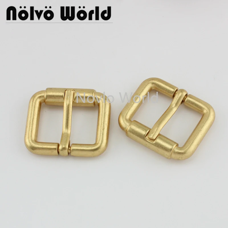 Hebilla ajustable de satén dorado para bolso, hebillas de fleje de ...