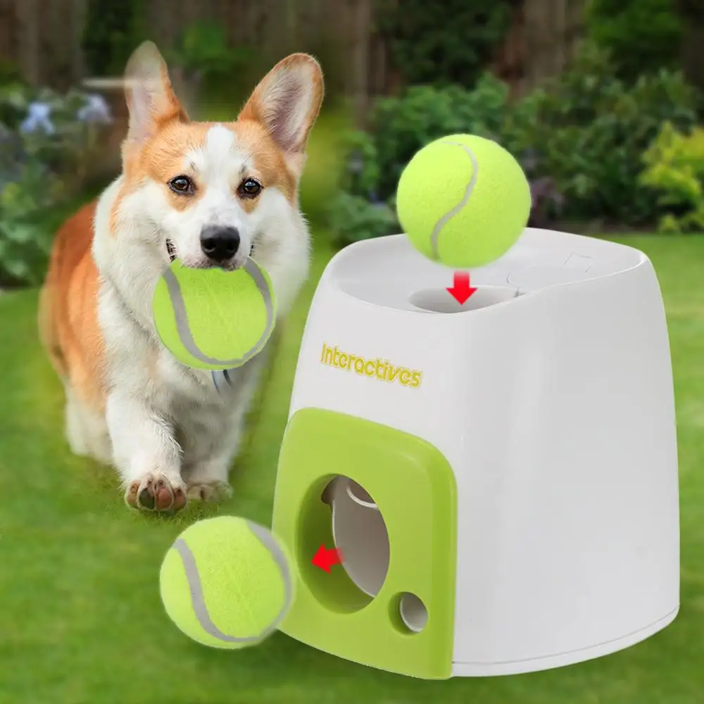 Automatic-Interactive-Throwing-Mmachine-Tennis-Launcher-With-1Pcs-Ball ...