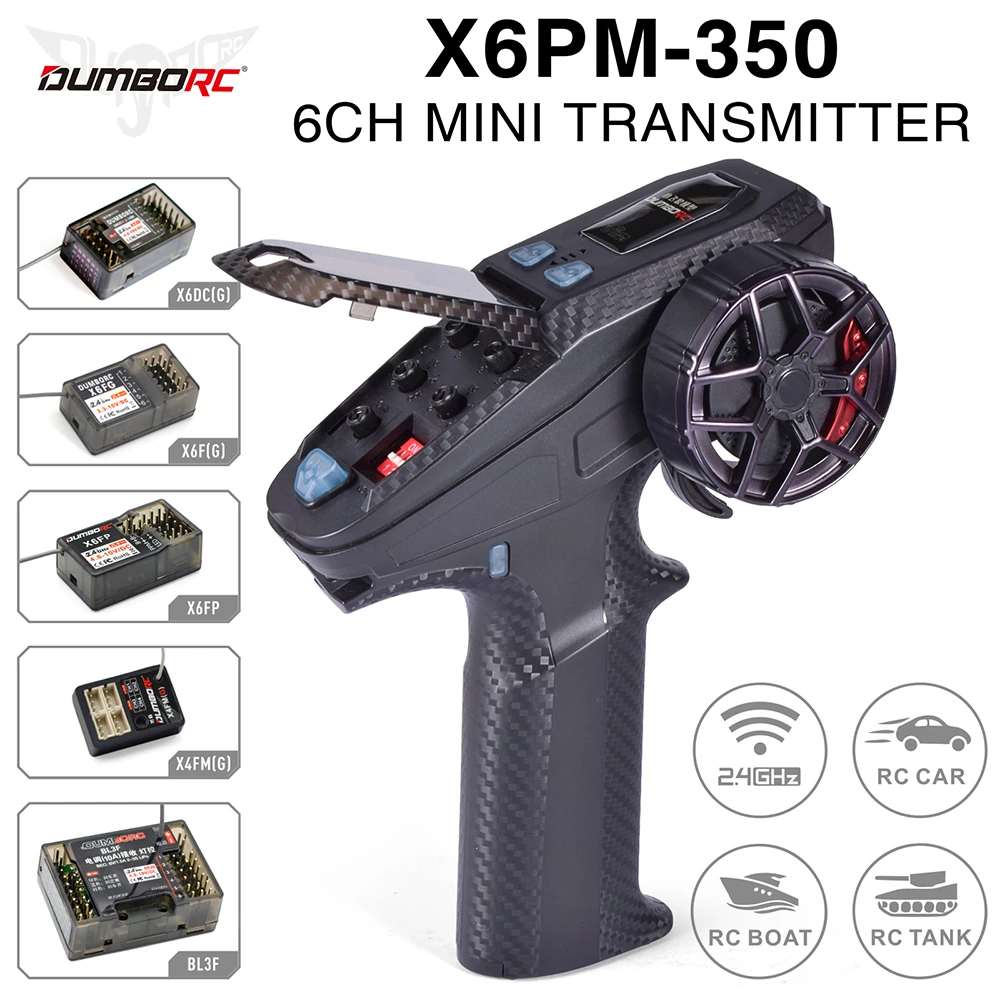 Dumborc X6pm-350 Rc Transmitter And Receiver Kit Bl3f/x6fg/x6fp/x4fmg 2 ...