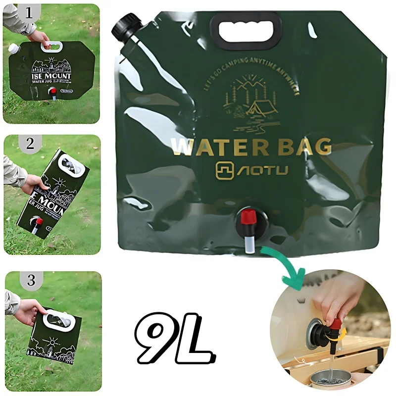 1-2-4PCS-Large-Capacity-Collapsible-Water-Storage-Bag-Outdoor-Hiking ...