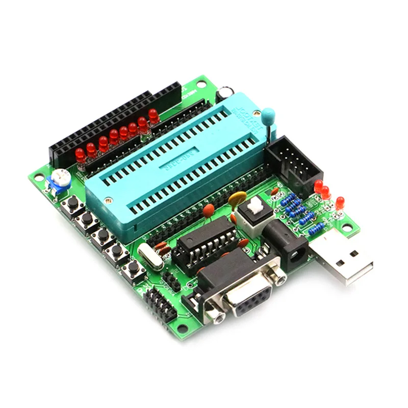 51 AVR System Board Kit Serial Port Download Development Board Kit ...