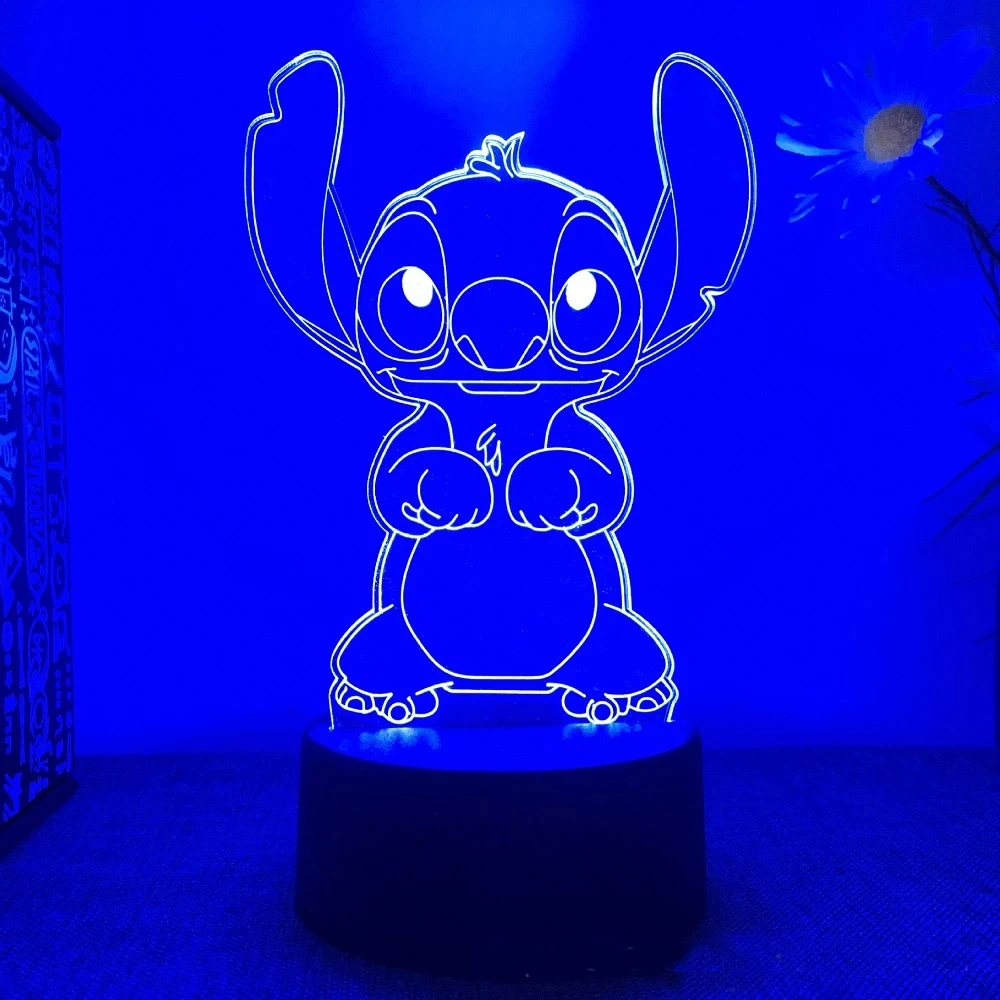 Cartoon-Stitch-Figurine-3D-LED-Light-Children-LED-Night-Light-USB-LED ...