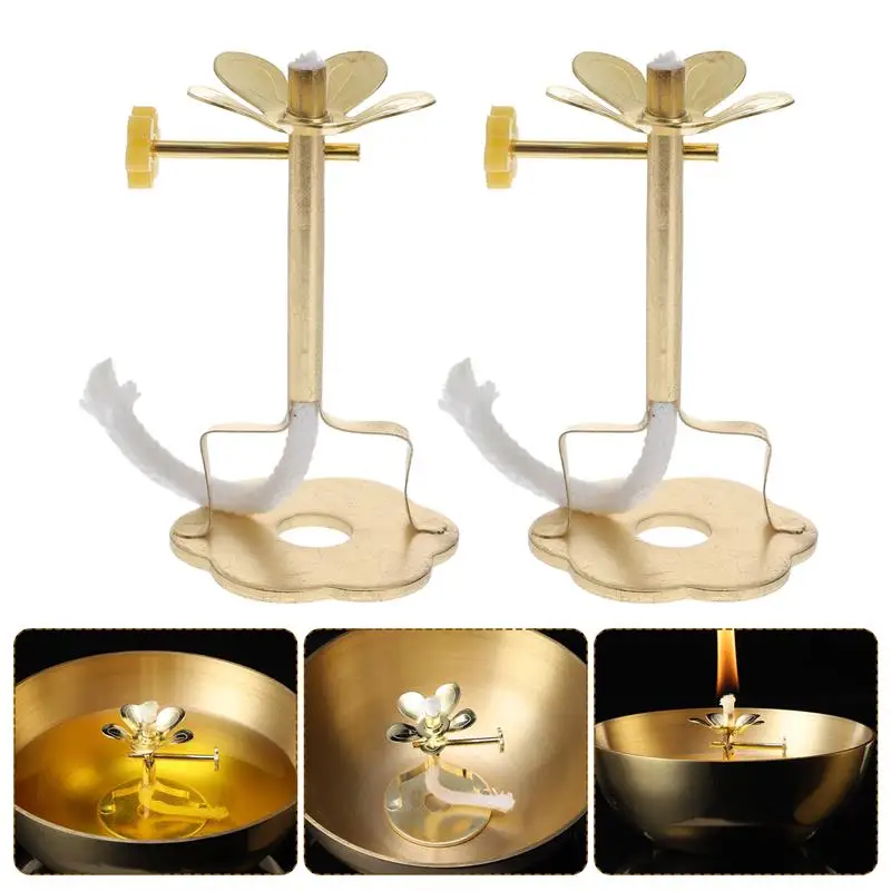 2Pcs Butter Lamp Wick Holder – Tranquil Home Store