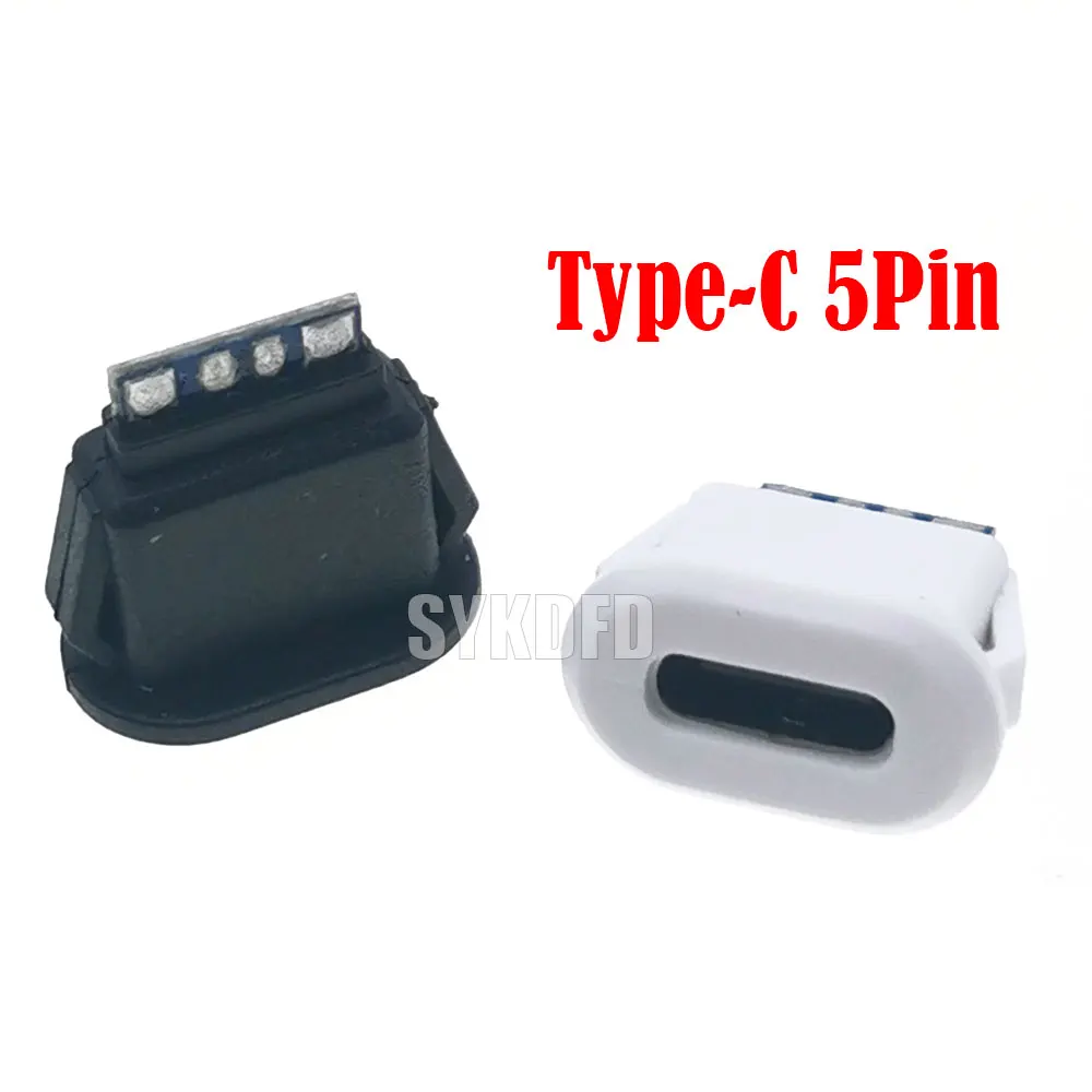 5A-5Pin-USB-C-Type-20V-Waterproof-USB-Connector-Direct-Compression ...