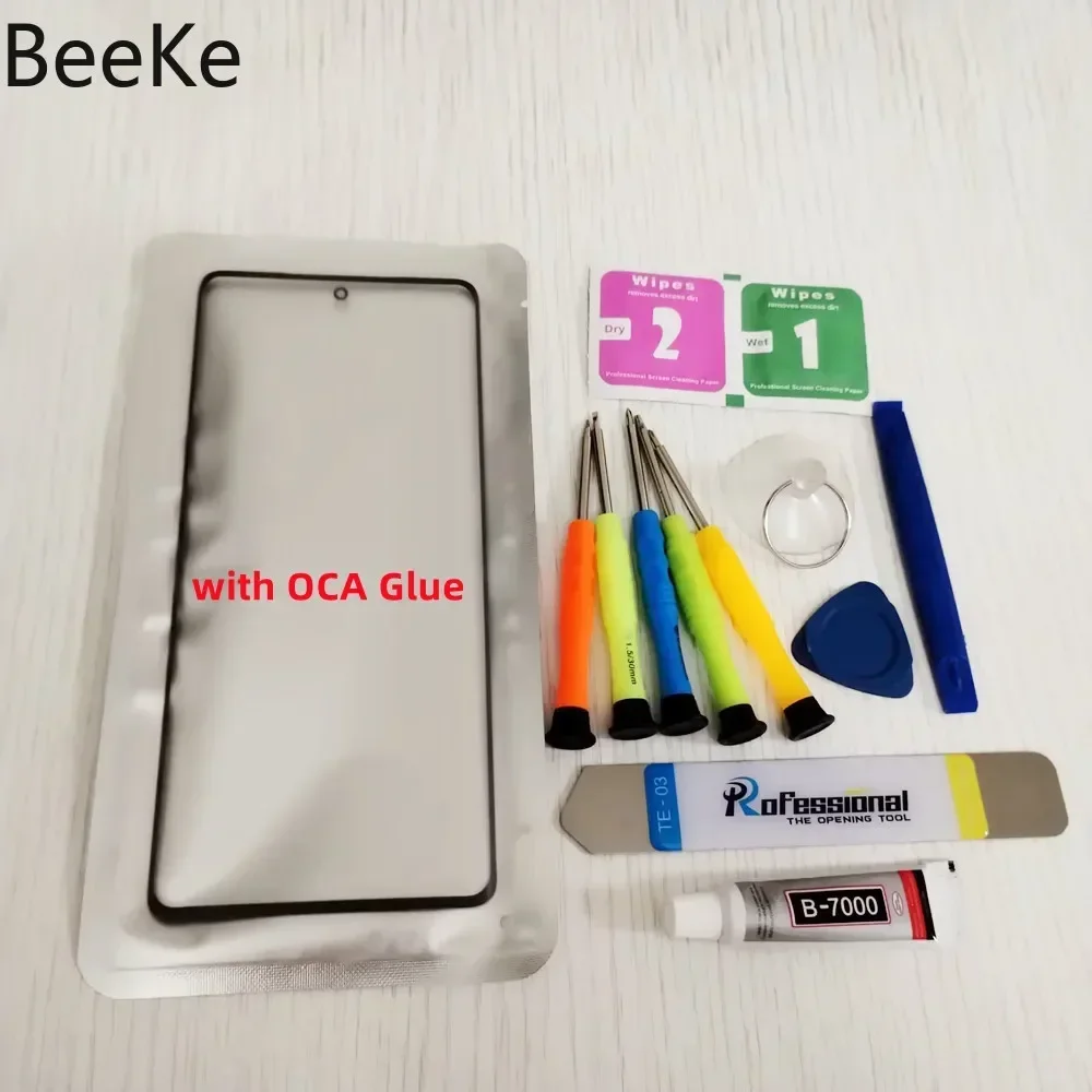 Front Glass Screen + OCA For Redmi Note 14 13 12 11 10 Pro Plus 5G 14R ...
