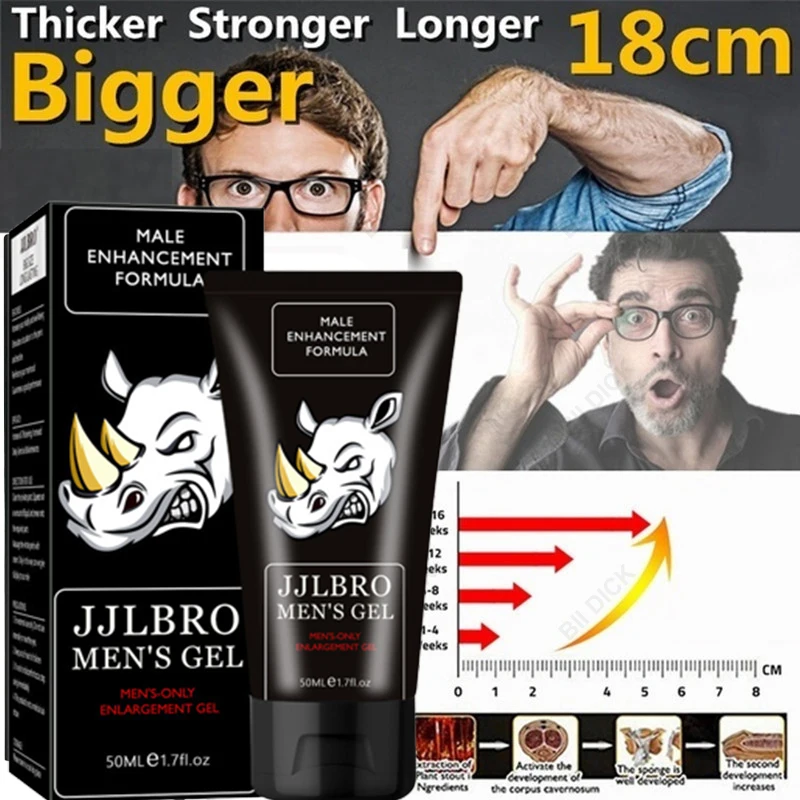 JJLBRO-PENIS-XXL-GEL-Rhino-Massage-Cream-Men-Male-Big-Penis-Enlargement ...