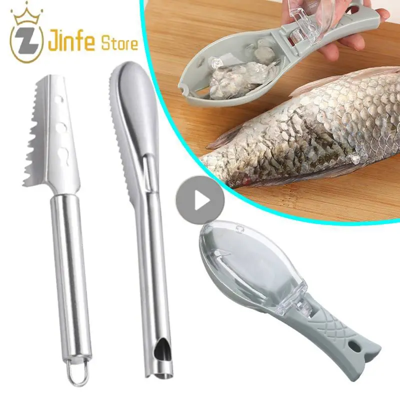 Stainless-Steel-Fish-Scale-Cleaner-Scraper-Fish-Scale-Peeler-Remover ...