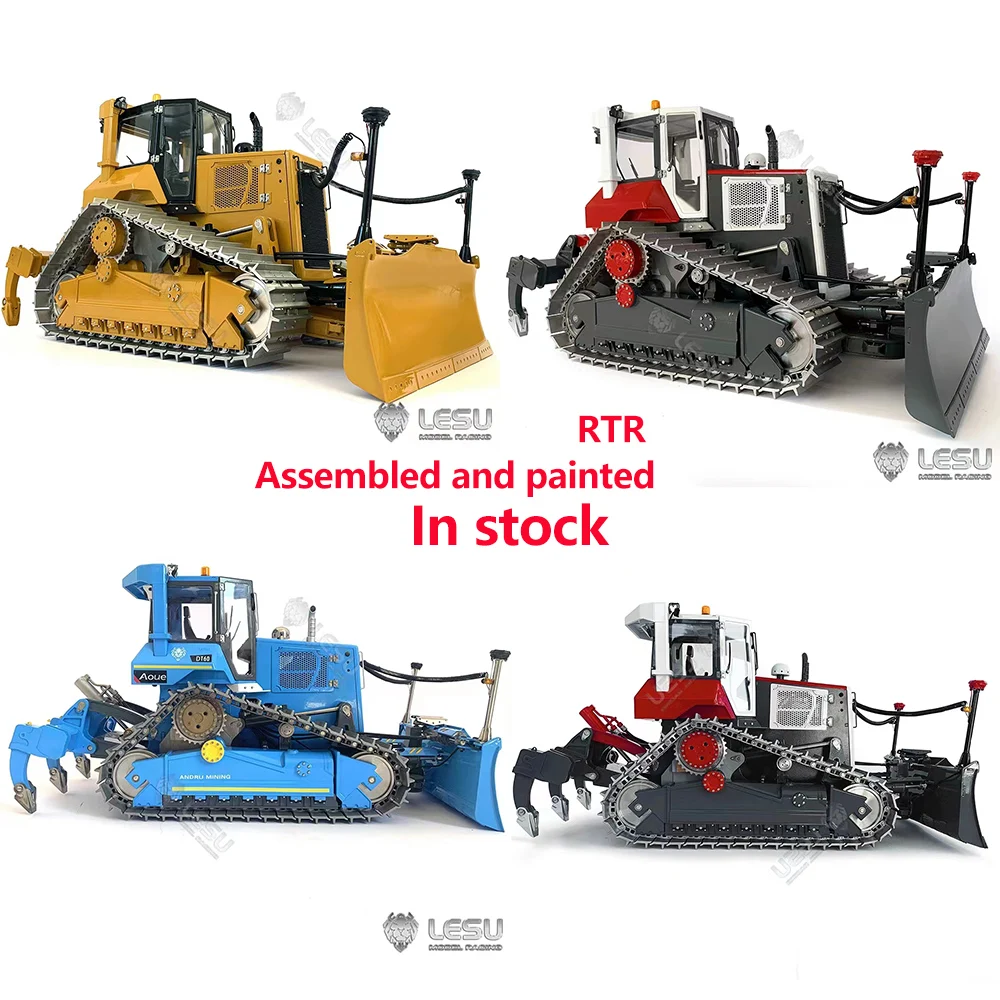 RTR Dozer LESU 1/14 크롤러 유압 RC 불도저 카터 Aoue DT60 펌프 라이트 ESC 페인트 조립 모델 투칸 ...