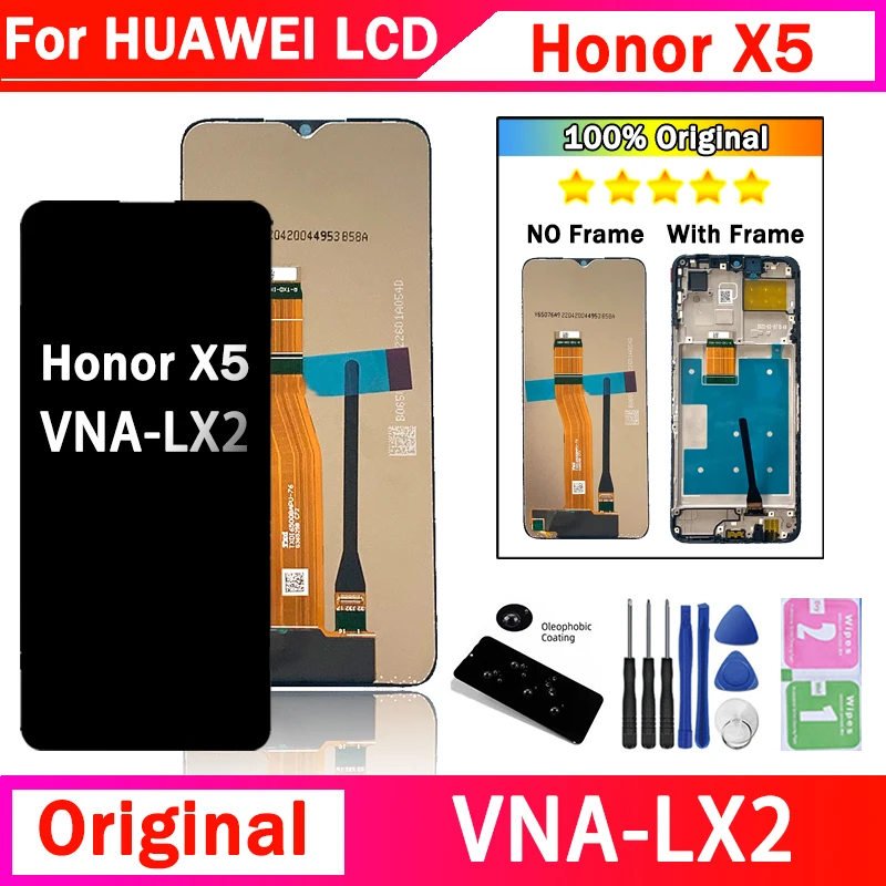 6-5-Original-For-Huawei-Honor-X5-LCD-VNA-LX2-Display-With-Frame-Touch ...