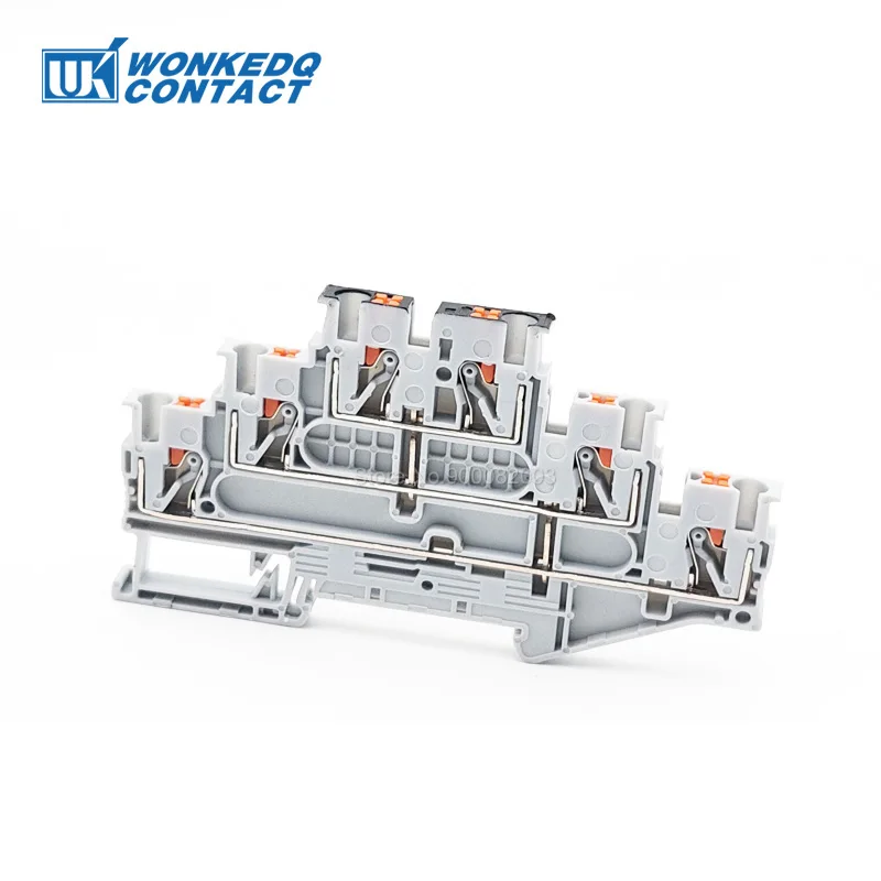 5Db Pt2.5-3L-Pv Push-In Elektromos Csatlakozó Pt 2,5 Mm² 3 Szintű ...