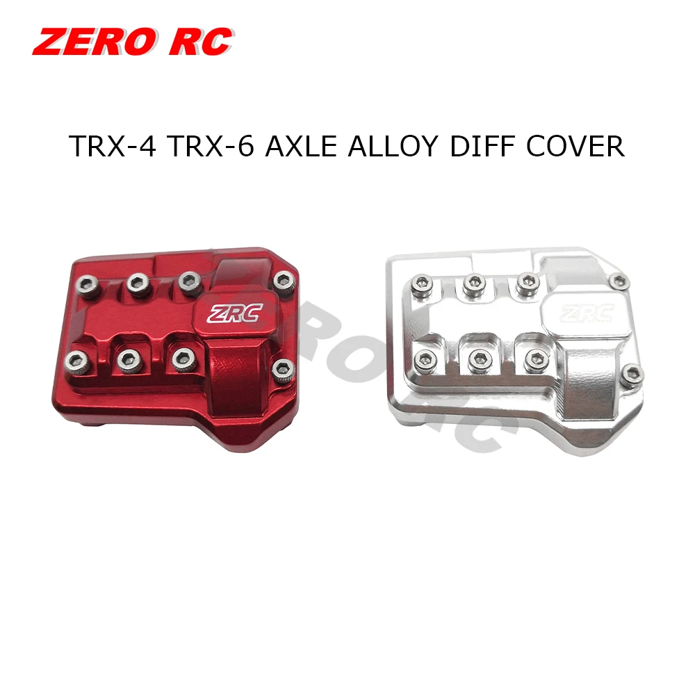 CNC ALLOY TRX-4 TRX-6 RC CAR Diff Cover Front Rear Axle Cover For ...