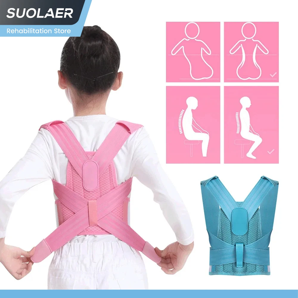Adjustable-Children-Posture-Corrector-Back-Support-Belt-Kid-Orthopedic ...