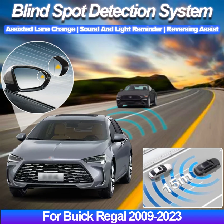 Car Blind Spot Detection System BSD BSA BSM Radar Detector For Car Rear ...