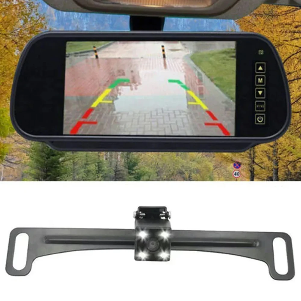 7Inch-Car-Reverse-Monitor-Rear-View-Camera-Backup-Camera-Kit-Car ...