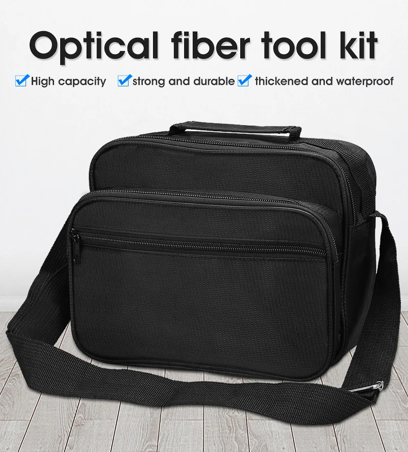 FTTTH Fiber Optic Cold Tool Kit Carring Bags Power Meter Red Pen Fiber ...
